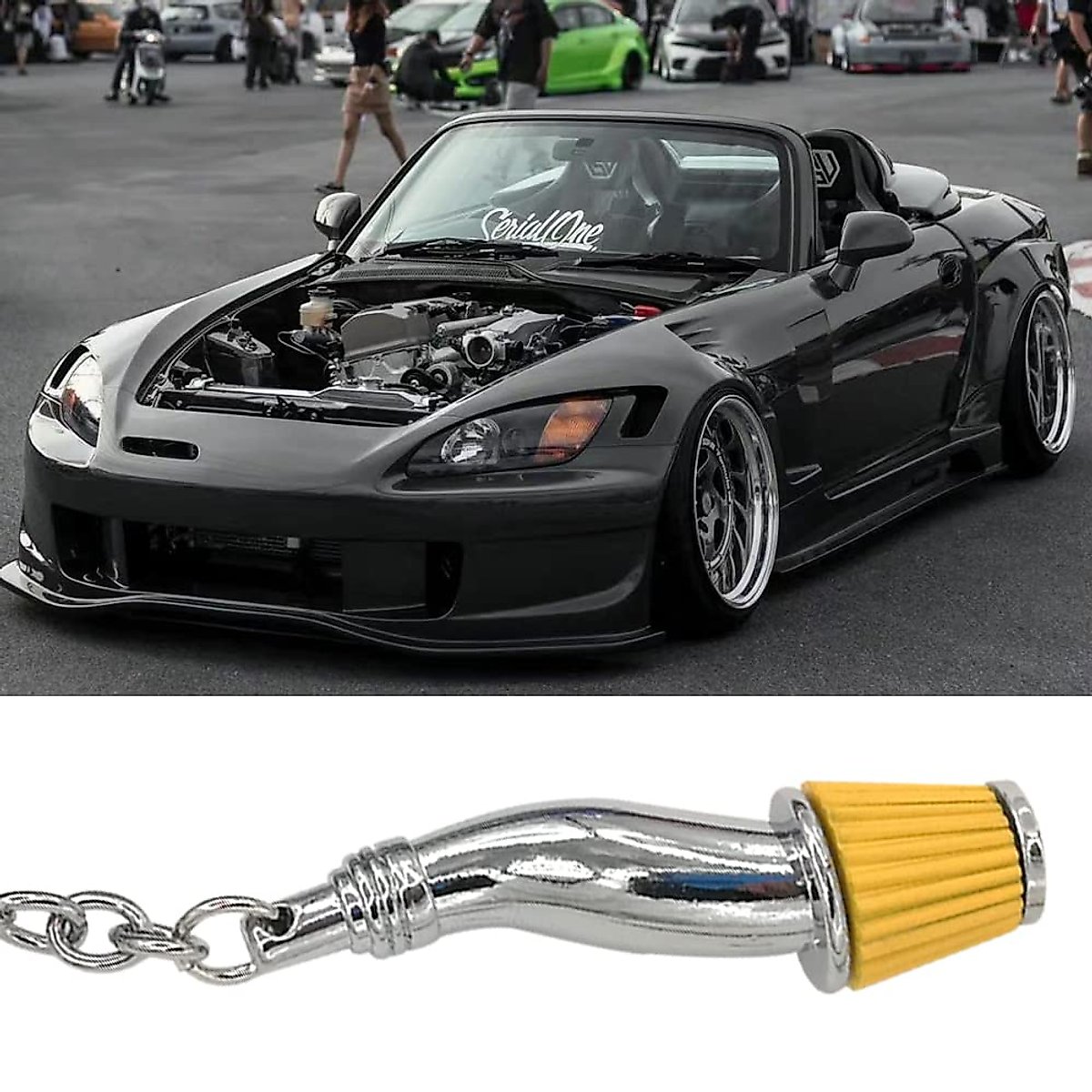 Rilo Kaoer JDM Keychain,Turbo Keychan,Nos Keychain,Auto Parts Metal Key Chain With JDM Tag keychain,For JDM Keychain
