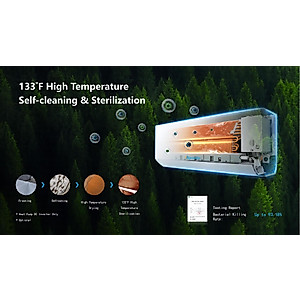 ApooDr AES Series 12,000 BTU 19 SEER2 Mini Split Air Conditioner Ductless Inverter System with Heat Pump 110V, Wi-Fi with 16 Ft. Kit