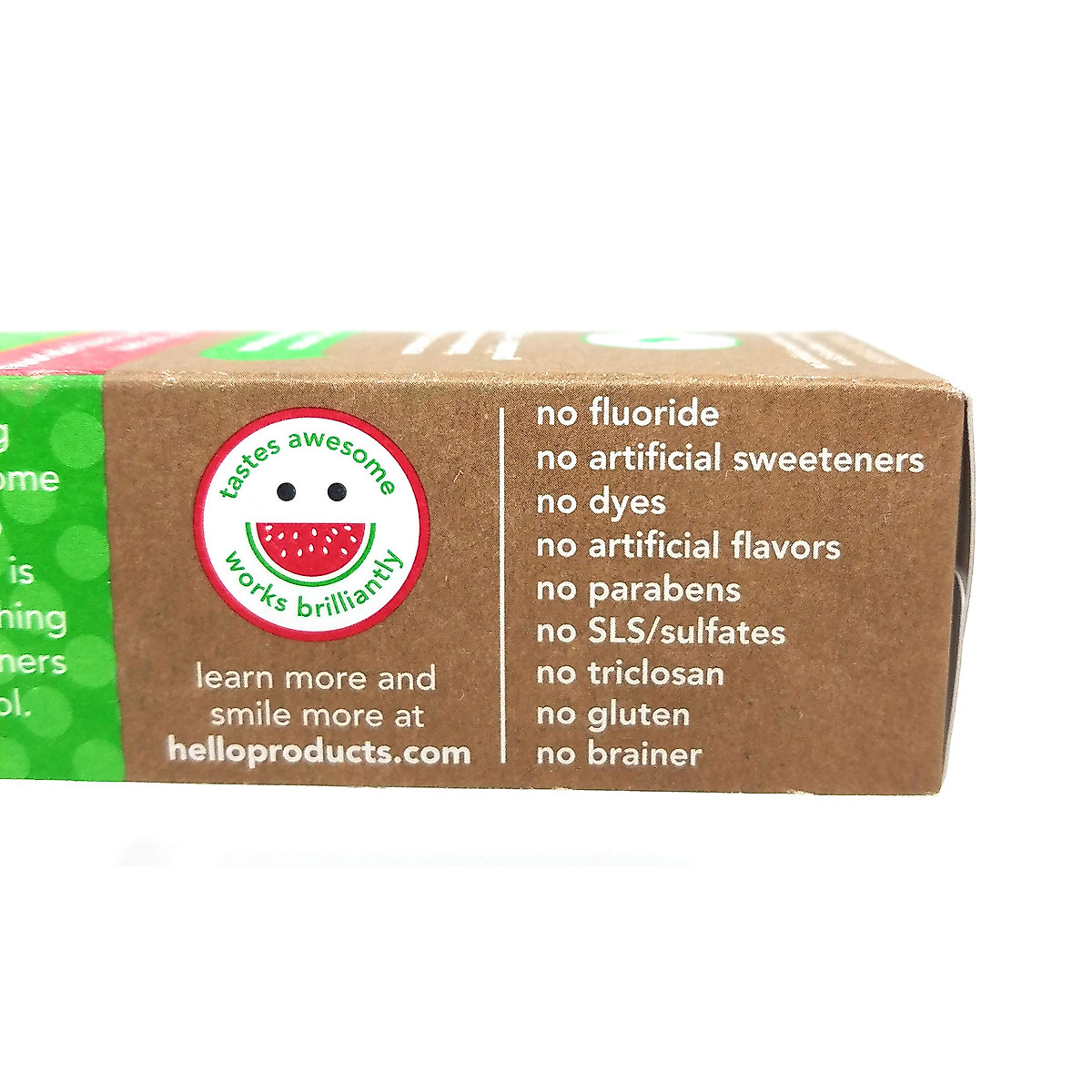 Hello Products LLC - Tpst Natural Wtrmln Flrd Free - Case of 6-4.2 OZ