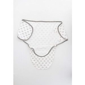 SwaddleDesigns Swaddle Blanket with Adjustable Wrap, Set of 3, Tiny Hedgehog, Black