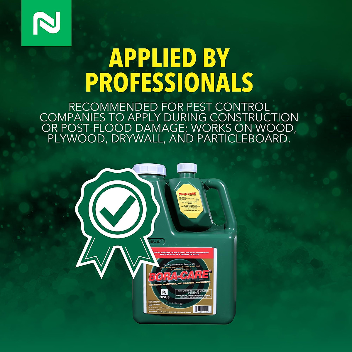 Bora-Care with Mold-Care Moldicide Concentrate, Wood Protection Against Mold, Termites, and Decay, Long-Lasting Residual Protection, 1 Gallon