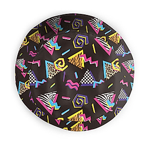 Shuwekk Retro Vintage 80s or 90s Geometric Leopard Animal Print Bucket Hat for Men Women,Trendy Print Packable Summer Travel Beach Sun Hat Fisherman Hat Caps