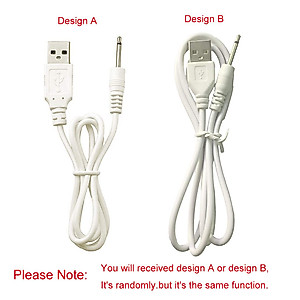 USB Adapter Cord 2.5mm Replacement DC Fast Charging Cable for Rechargeable Wand