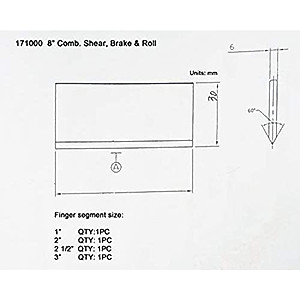 KAKA INDUSTRIAL 8"MINI 8-Inch Manual Mini Shear and Brake Combination, High Quality Miniature Compact Manual Sheet Metal Brake and Shear Combination