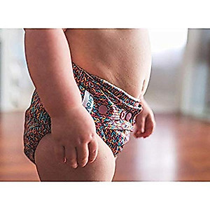 GroVia Newborn All in One Snap Reusable Cloth Diaper (AIO) (Petal)
