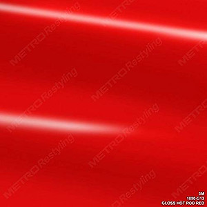 3M 2080 G13 Gloss HOT Rod RED 5ft x 5ft (25 sq/ft) Car Wrap Vinyl Film