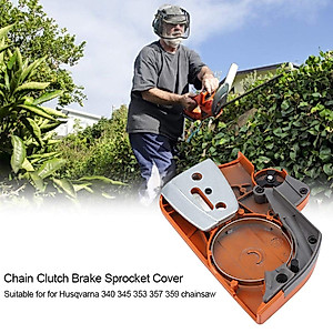 Chain Clutch Brake Sprocket Cover High Hardness Good Strength Chainsaw Fit for Husqvarna 340 345 353 357 359