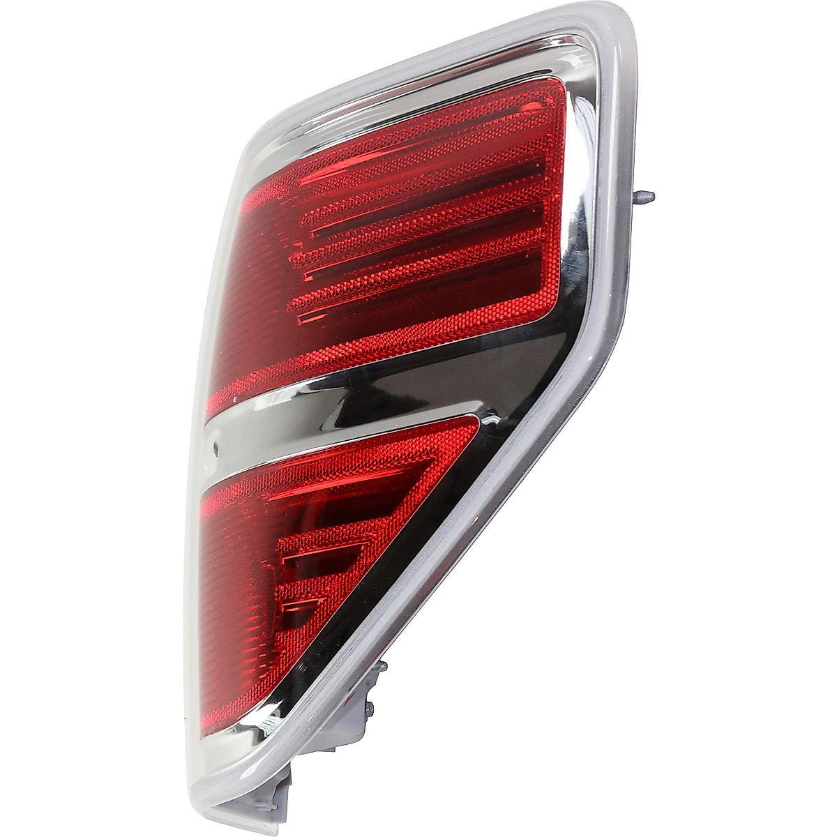 Evan Fischer NHTSA/DOT Compliant Tail Light Lens and Housing Compatible with 2009-2014 Ford F-150 Styleside Chrome trim Passenger Side - FO2819143, BL3Z13404B