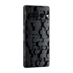 GADGETSWRAP Printed Skin Vinyl Decal Sticker Compatible with Google Pixel 7 Pro - Signature Hexagonal Reaction Skin