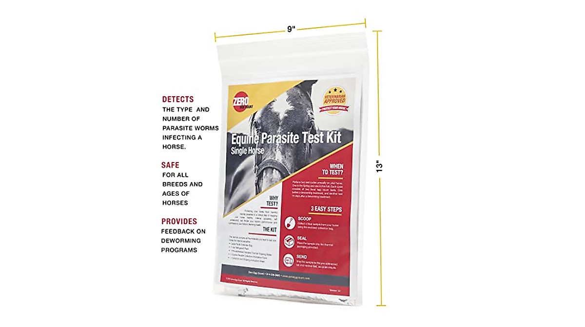 Equine Parasite Worm Test Kit - Fast & Accurate Results