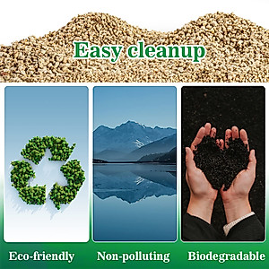 Sukh 308g Corn Cob Hamster Bedding - Guinea Pig Bedding Rabbit pet Bedding Guinea Pig Rabbit Litter Horse Bedding pellets Bunny Pig Hedgehog Chicken coop Reptile Chinchilla Animal Bedding