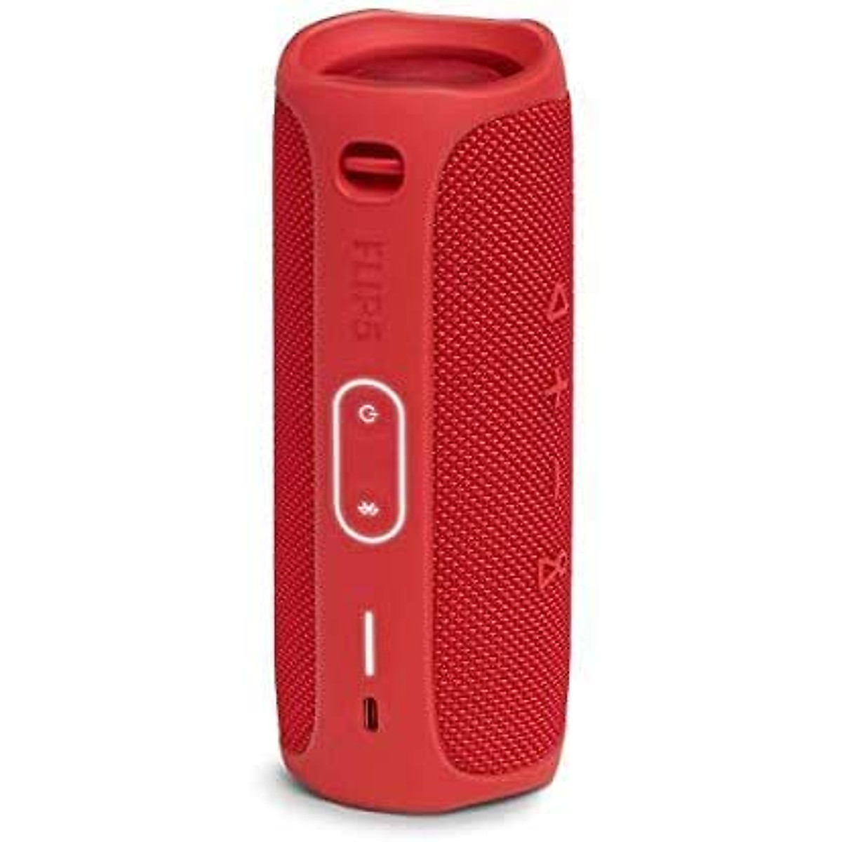 JBL FLIP 5 Portable Wireless Bluetooth Speaker IPX7 Waterproof On-The-Go Bundle with Boomph Hardshell Protective Case - Red