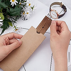 CRASPIRE Wood Bookmark 2 Colors Sun & Moon Engraved Book Mark Gifts Tree of Life Bookmarks with Tassel Pendant for Book Lovers Teacher Students