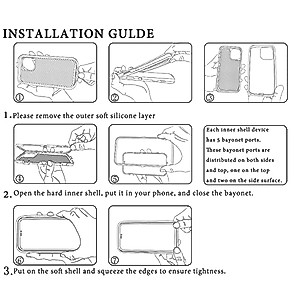 Qinmay Moto G Pure Case with Screen Protector (2 Pcs), WineRed Pink Heavy Duty Shockproof TPU+PC Protection