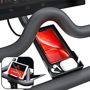 Crostice Phone Holder Compatible with Peloton Bike & Bike Plus, Screen Cover Monitor Protector for Bike+ & Tread & Row (NOT for OG Bike)