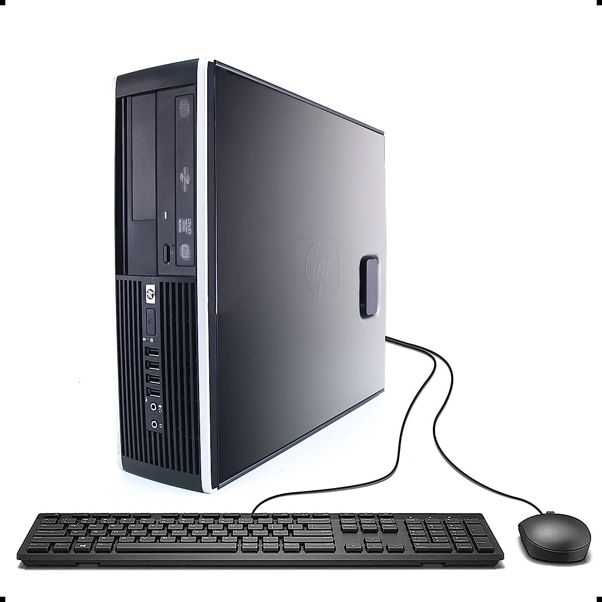 HP Compaq 6300 Pro Desktop PC - Intel Core i3-3220 3.3GHz 8GB 250GB DVD Windows 10 Pro (Renewed)