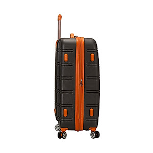 Rockland Melbourne Hardside Expandable Spinner Wheel Luggage, Charcoal, 2-Piece Set (20/28)