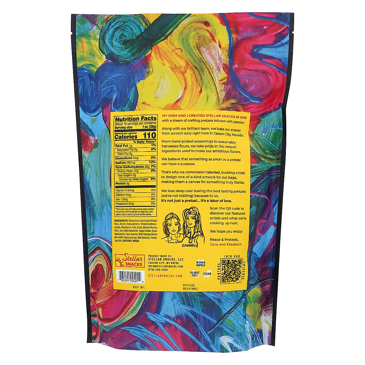 Stellar Snacks Simply Stellar Pretzels, 16 OZ