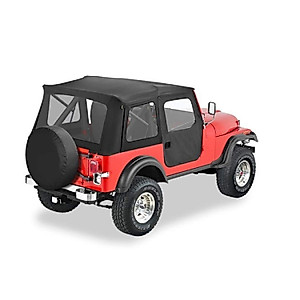 Bestop 5159715 Black Denim Supertop Classic for 1976-1983 Jeep CJ5