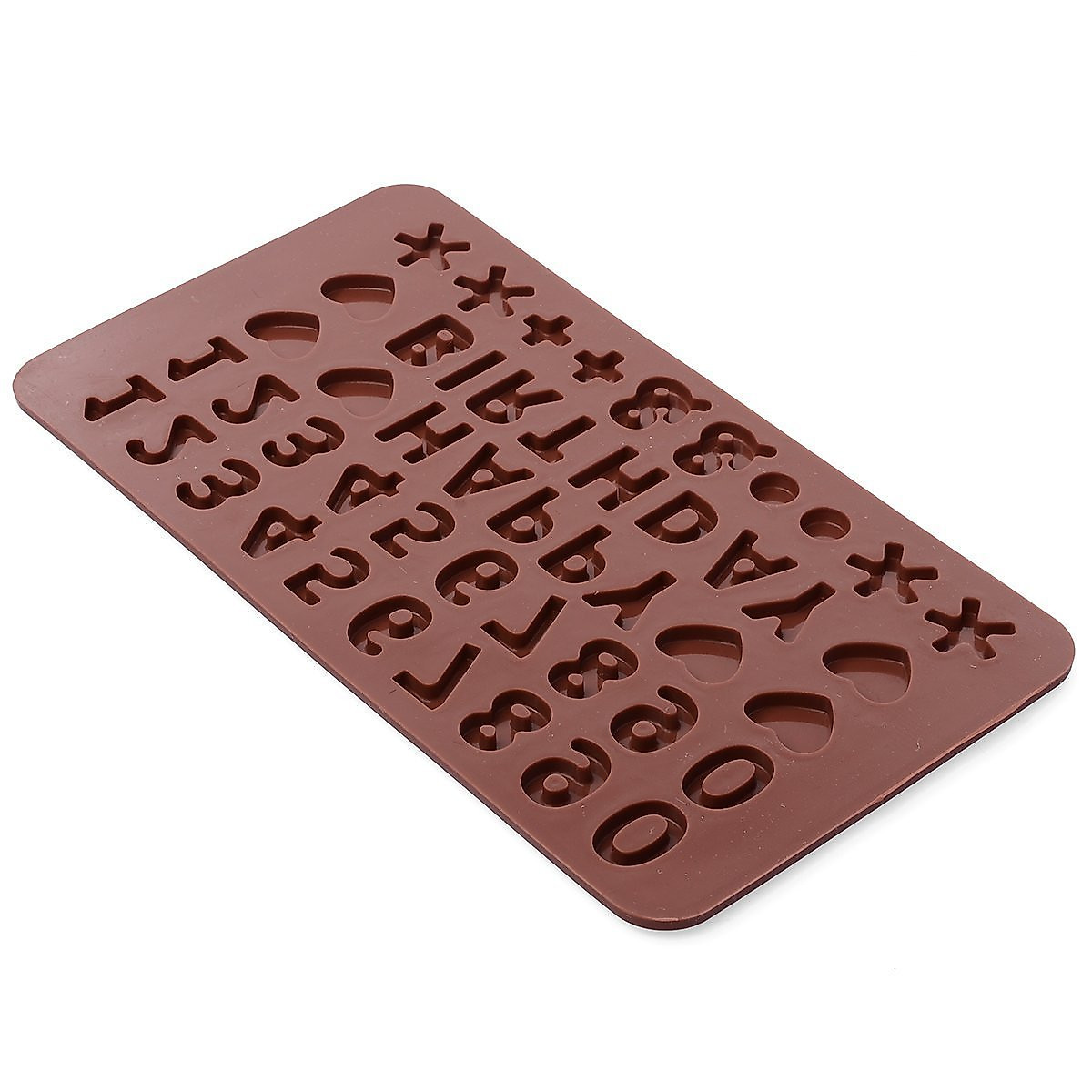 2PK A to Z Letters +Happy Birthday/Numbers/Symbols Mold Chocolate Fondant Decorating Silicone Tray