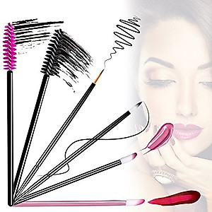 Disposable Mascara Wands Makeup Applicators - Mascara Brushes Lipstick Applicators Eyeliner Brushes BTArtbox 300PCS Makeup Applicators Brushes Tools Kit