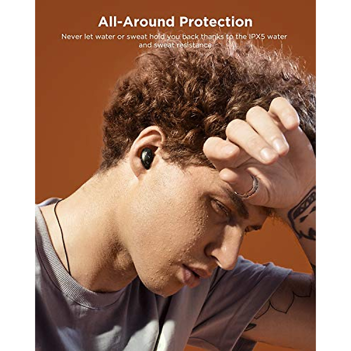 1MORE Colorbuds Wireless Earbuds Bluetooth 5.0 Headphone with Fast Charging, Qualcomm Chip IPX5 Waterproof Stereo in-Ear Earphones CVC8.0 Build-in Dual Mic ENC Auto Play/Pause, 22H