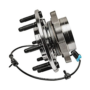 Detroit Axle - 4WD Front Wheel Bearing Hubs for Silverado Sierra 2500 HD 3500 Chevy Avalanche Suburban GMC Yukon XL 2500 Hummer H2 Wheel Bearing and Hubs Assembly Replacement