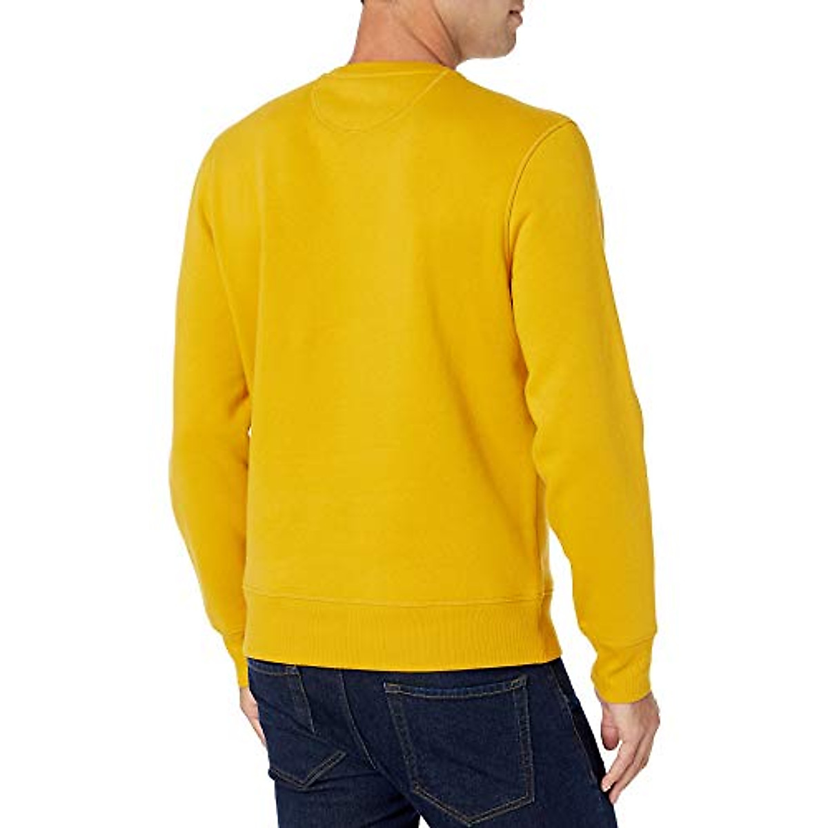 Amazon Essentials Men's Fleece Crewneck Sweatshirt (Available in Big & Tall), Gold, Medium