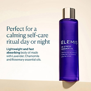 ELEMIS Massage Oil, Fast Absorbing, Deeply Penetrating Body Oil with Essential Oils, Moisturizing Skin Oil, Soothe Muscles, Calm Mind & Revitalize