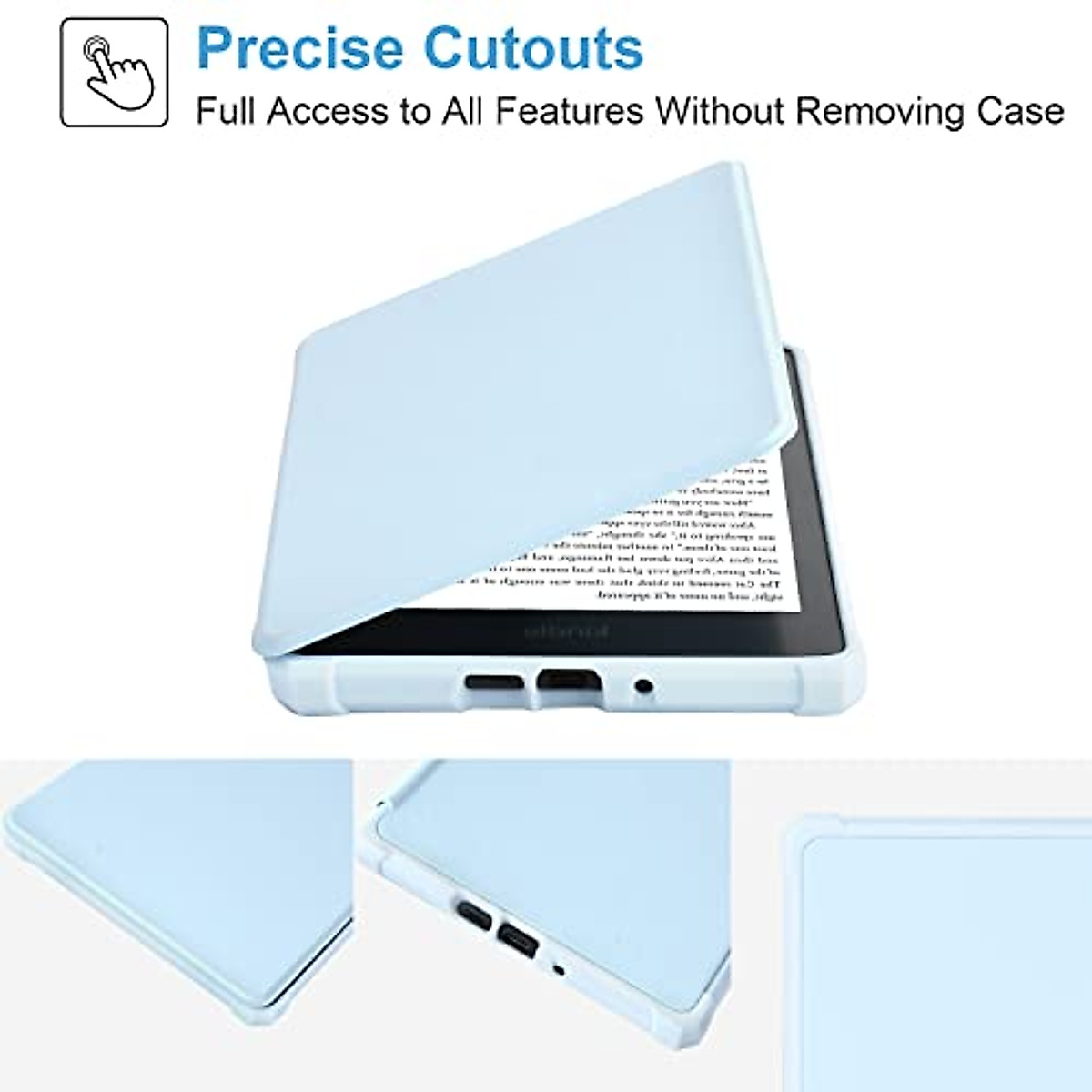 Kindle Paperwhite Case for 6.8" (11th Generation 2021 Release),All-New PU Leather Smart Cover for Kindle Paperwhite & Kindle Paperwhite Signature Edition with with Auto Sleep/Wake (11th 2021)