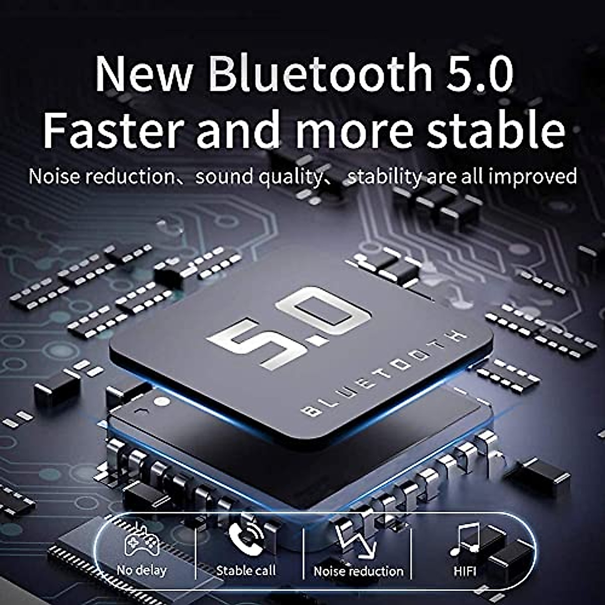 CYBORIS Wireless Bluetooth Headphones, IPX8 Waterproof Swimming Headphones, 16GB Mp3 Player Workout Headphones - Built-in Bone Conduction Waterproof Horn in-Ear Earphones for Run, Swim, Cycle