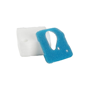 LTWHOME Coarse and Fine Filter Pads Fit for Eheim 2617710 Pro 4 250, 250T, 350, 350T, 600 and Pro 4e 350 (Pack of 1 Set)