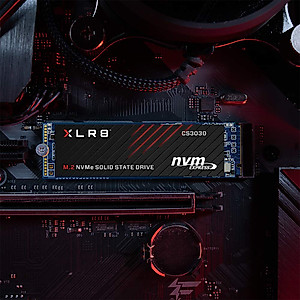 PNY XLR8 CS3030 1TB M.2 PCIe NVMe Gen3 x4 Internal Solid State Drive (SSD), Read Up to 3,500 - M280CS3030-1TB-RB