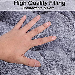 Big Hippo Child Rocking Chair Cushion Pad Set Rocking Chair Seat Back Cushion Set with Ties for Kid Children,Grey(Only Cushion, Chair is not Included)