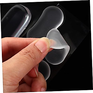 Homoyoyo 1set Toilet Seat Cushion Toilet Seat Pad Toilet Covers Toilet Seat Bumpers Door Bumper Toilet Seat Bidet Replacement Kit Silicone Bumpers Furniture Bumpers Silicone 20pcs