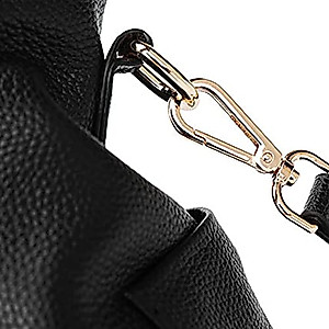 Women's Top-Zip Satchel Leather Handbag Lady Cross body Bag Female Cowhide Tote Bag