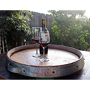 Wine Barrel Lazy Susan Pinot Noir 3