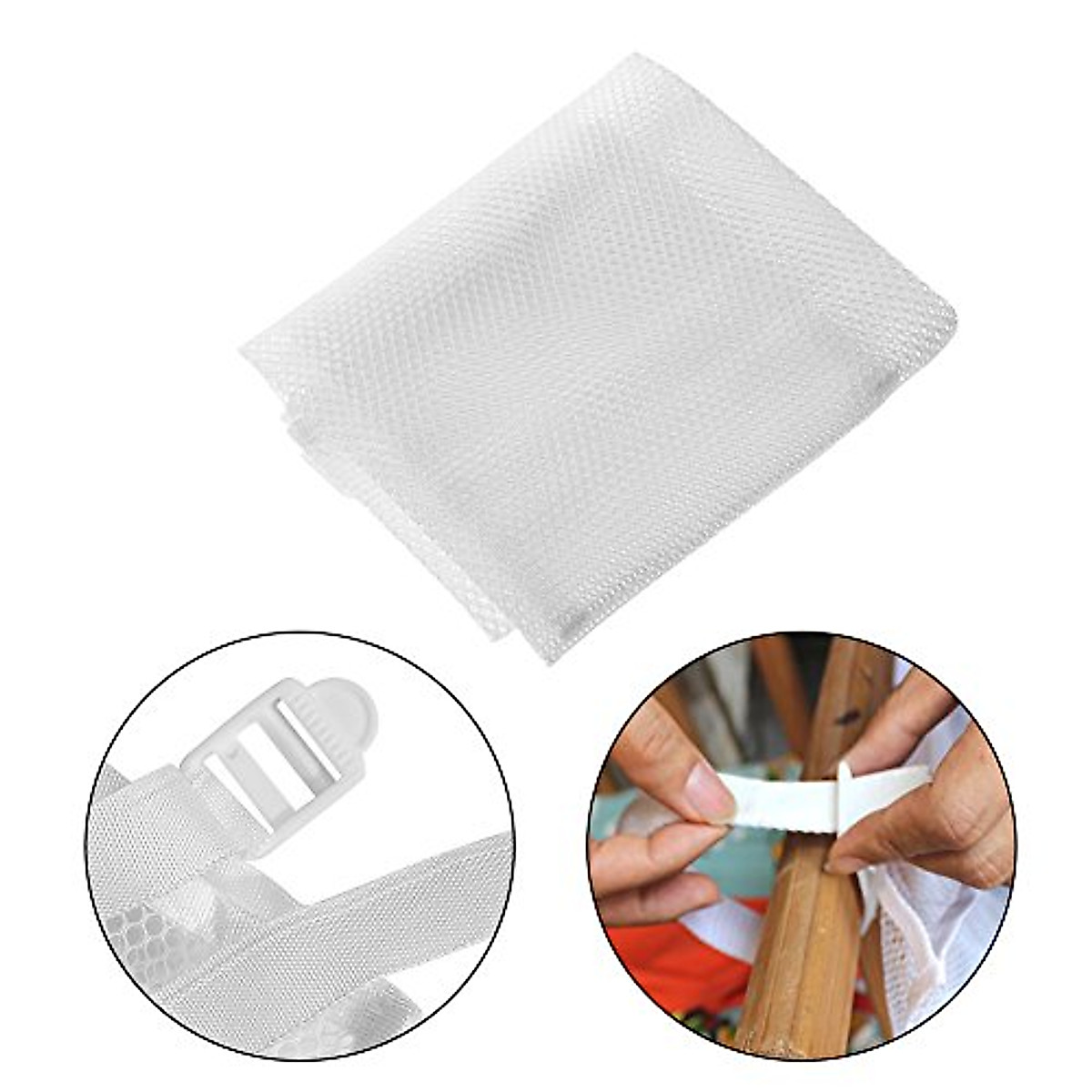 Baby Bed Hanging Storage Bag, Large Baby Bed Storage Hanging Mesh Organizer Bed Crib Organizer Storage Bag