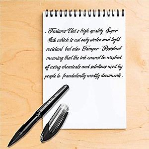 Uni-Ball AIR Micro - 0.5mm Fine Rollerball - Pack of 12 - Black