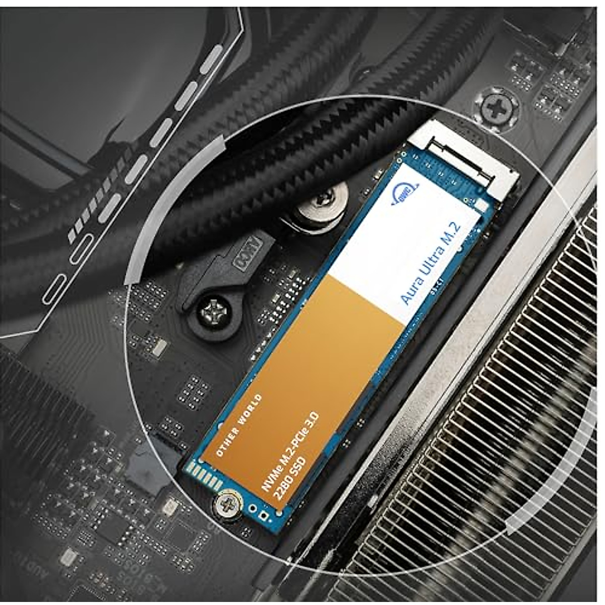 OWC 2TB Aura Ultra III PCIe 3.0 NVMe M.2 2280 SSD Gen 3 Internal Solid State Drive, Up to 3400MB/s Read and 3000MB/S Write Speeds, for PC Laptops, Desktops, Servers PS5 and Gamers (OWCS3DN3P2T20)