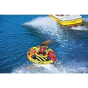 WOW Sports - UTO Galaxy Towable Tube for Boating - 1 to 2 Person Towable - Easy To Inflate - Great For Kids & Adults