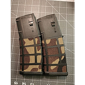 Dangerfield Arms TackGear Wrap 8" x 12" MultiCam Cordura Camouflage Adhesive Wrap 500 Denier adhesive back for kydex and other items (Woodland Camo M81)