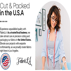 FabricLA Felt Fabric | 72" inches Wide & 1.6mm Thick | Non-Stiff, Soft Fabric Material | Felt Fabric by The Yard | Soft Felt Roll for Crafts, Sewing and Padding | Half Yard White