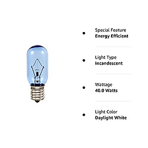 Txdiyifu T8 40W Refrigerator Light Bulb 241552802 297048600 Replacement for Whirlpool KitchenAid Electrolx Kenmore Frigidaire Light Bulb