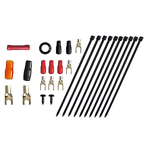 ROCK DIRECT True Spec 8 Gauge Car Audio Cable Amp Wiring Kit - 2 Channel CCA Power Cable Amplifier Install Wiring Kit with Tinned OFC RCA Cable