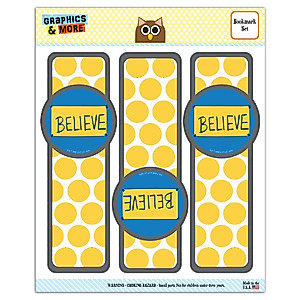 Ted Lasso Believe Set of 3 Glossy Laminated Bookmarks
