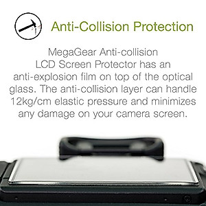 Mega Gear MG1241 Camera LCD Optical Screen Protector Compatible with Panasonic Lumix DC-ZS80, DC-ZS70