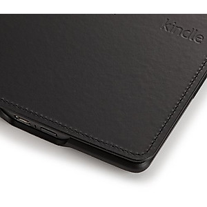 Amazon Kindle Leather Cover, Black (does not fit Kindle Paperwhite, Touch, or Keyboard)