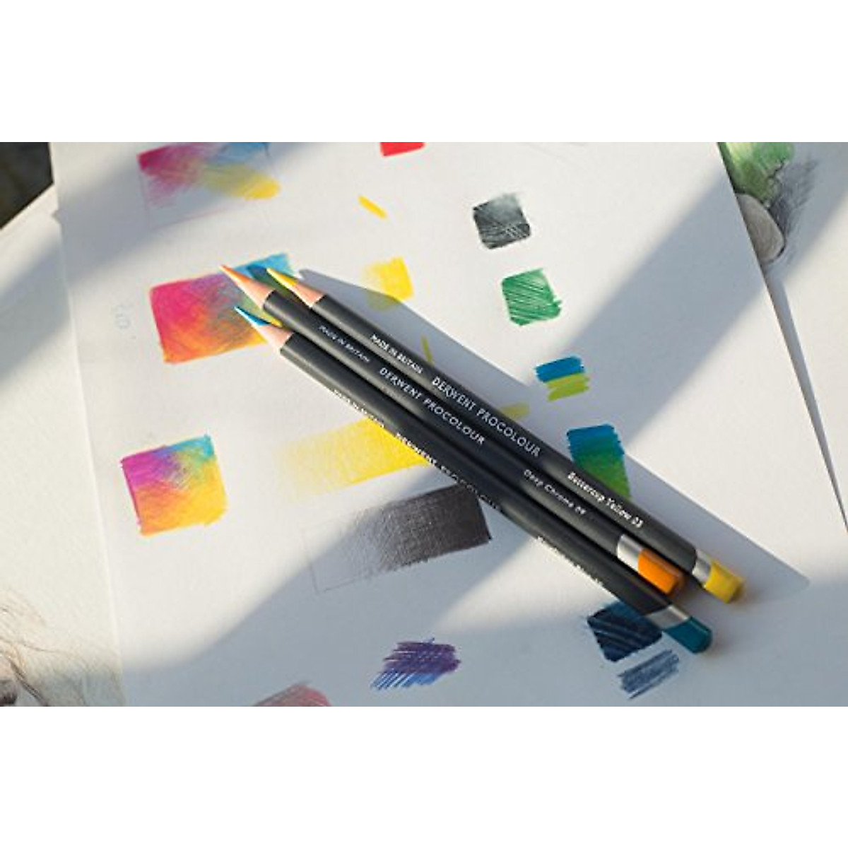 Derwent Colored Pencils, Procolour Pencils, Drawing, Art, Metal Tin, 72 Count (2302508)