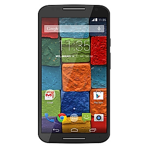 Motorola Moto X (2nd generation) XT1097 GSM Unlocked Cellphone, 16GB, Black Soft Touch